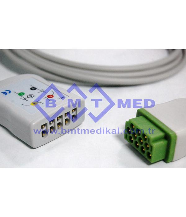 Ge Dash 5 Leads ECG Trunk Cable – BMT MEDİKAL